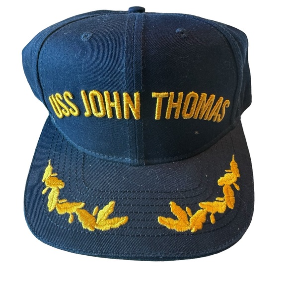 official | Accessories | Vintage Us Navy Ship Uss John Thomas Snapback ...